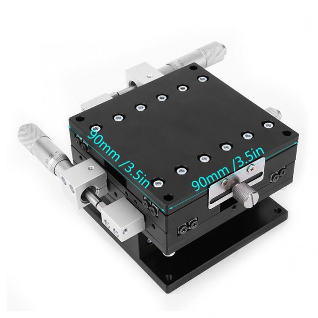 LD90-LM XYZ 3-Axes Linear Sliding Table Stage Trimming Platf_虎窝淘