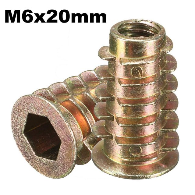 5PCs M4 M5 M6 M8 M10 Type D W/ Flange Hex Drive Screw In Thr_虎窝淘