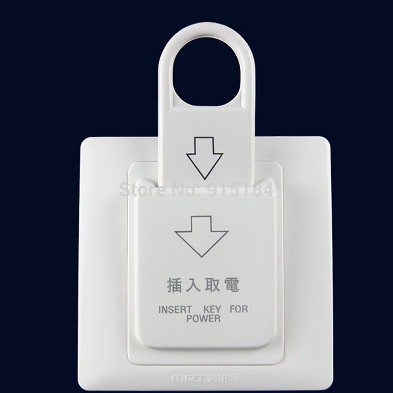 10pcs 86X86mm High Grade Hotel Magnetic Card Switch 220V/25_虎窝淘