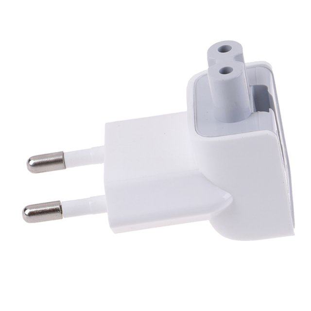 Adapter Power for Mac Book 2.8x2.8x1.8x5.5cm US to EU Plug T_虎窝淘