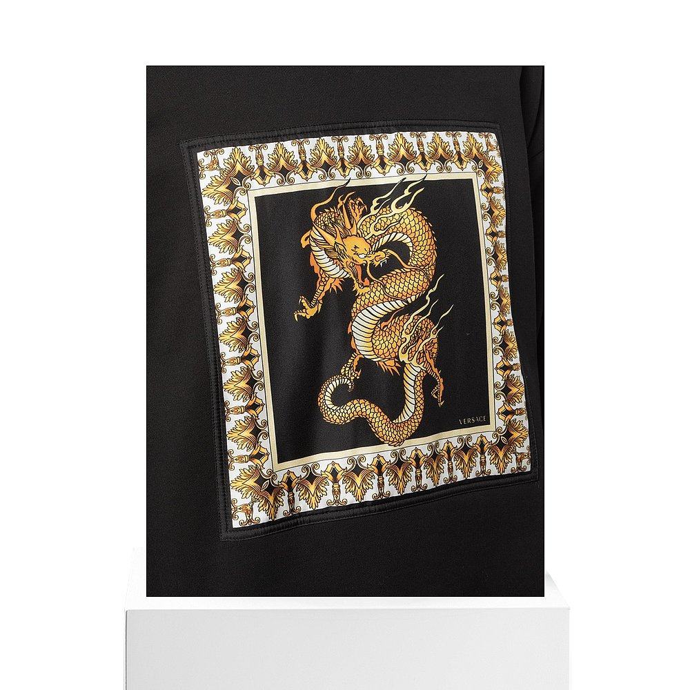 香港直邮Versace Dragon印花卫衣 A83533A228146A008范思哲潮流_虎窝淘