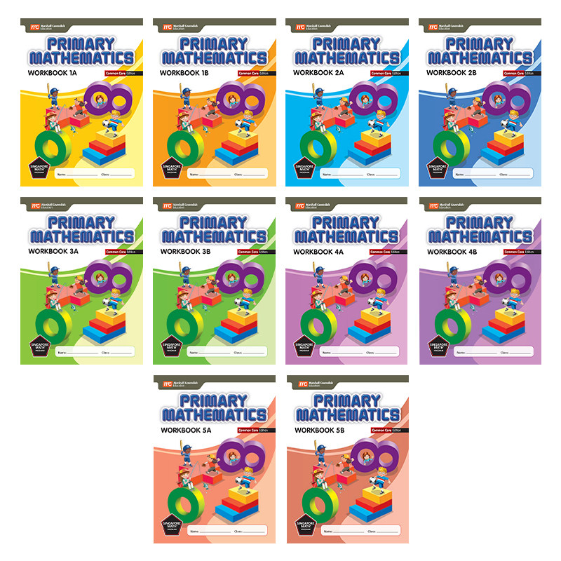 现货正版美版新加坡小学数学 Primary Mathematics学生课本&学生练习册套装 Primary学段 CPA教学法英文原版赠练习册 ...