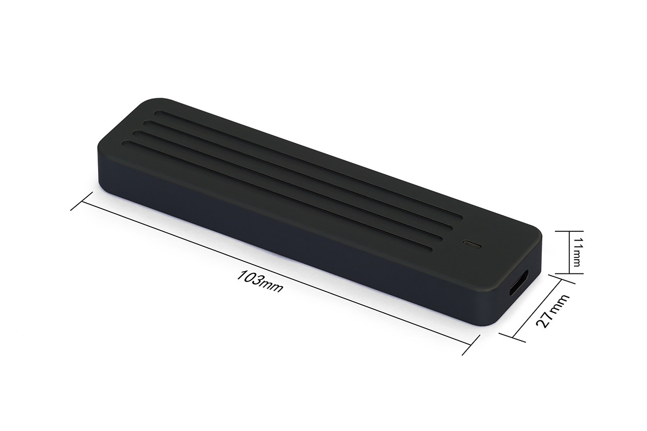 NVMe M.2固态移动硬盘盒子9210B双协议M2转USB3.1 Typec外接SATA_虎窝淘