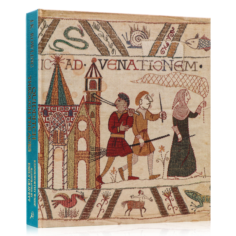 【哈利波特豪华精装收藏版】魁地奇溯源图例Harry Potter Quidditch illustrated deluxe英文原版彩绘插图版 ...