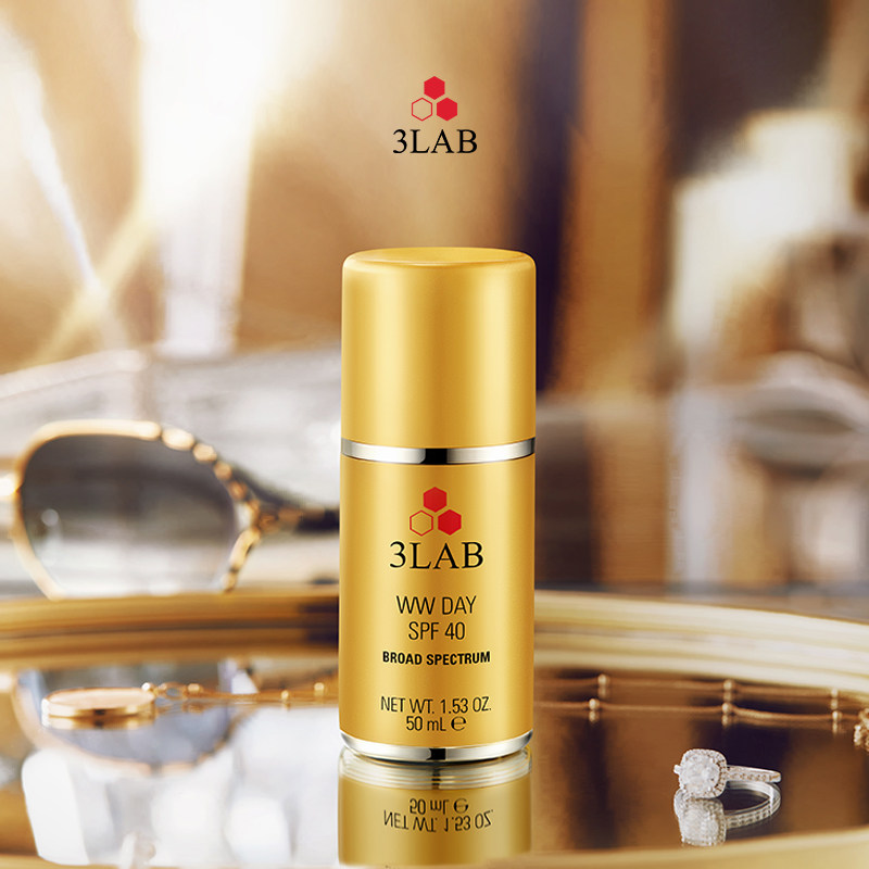 【全新效期】3LAB WW奢宠塑颜三合一日霜SPF40防晒隔离面霜 50ml_虎窝淘