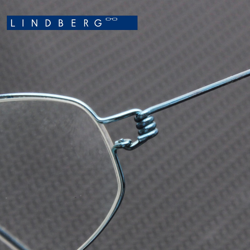 LINDBERG林德伯格眼镜框手工钛架无螺丝商务简约男女眼镜 KELLA_虎窝淘