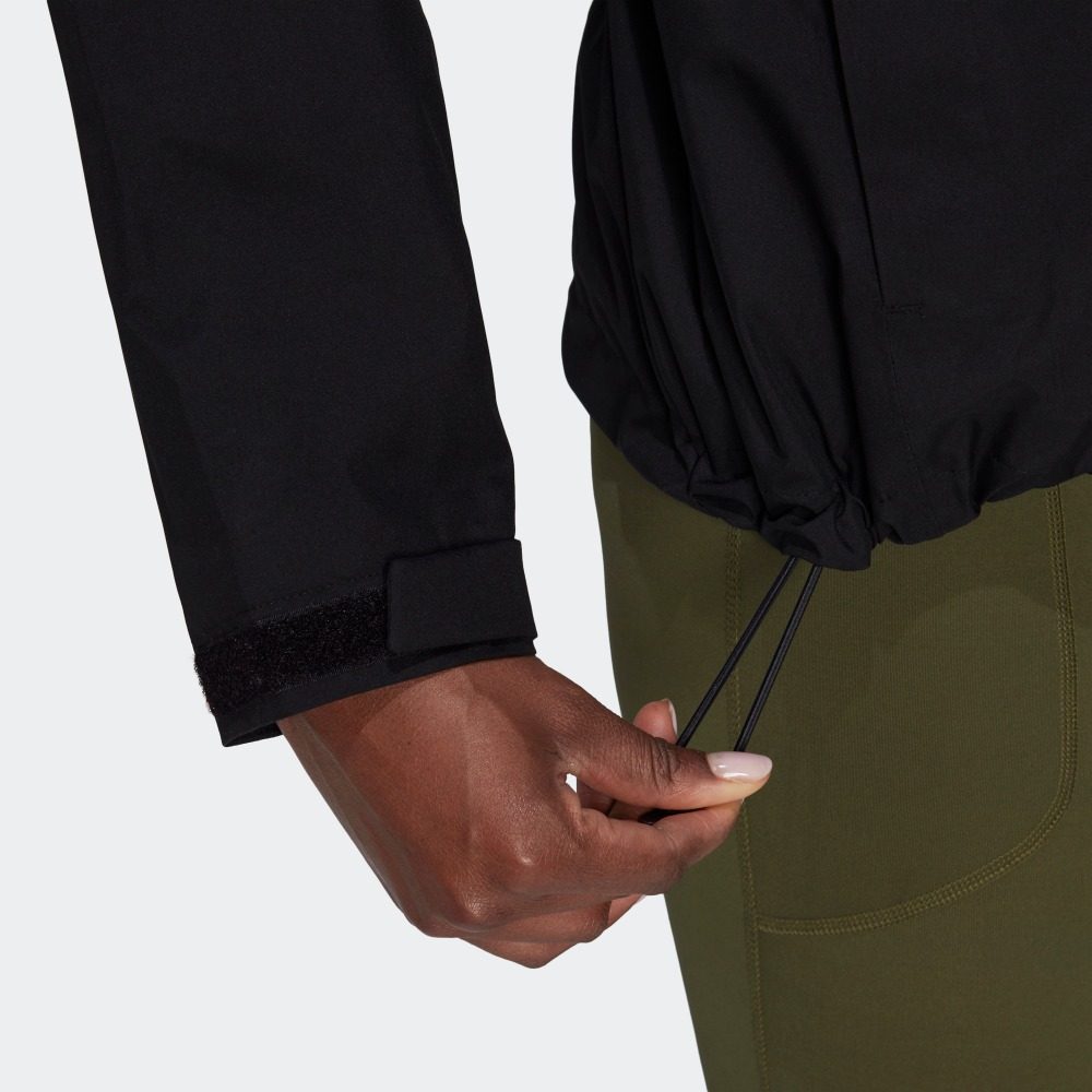 adidas TERREX官方女士外套抗风防水户外运动连帽夹克GI7171_虎窝淘