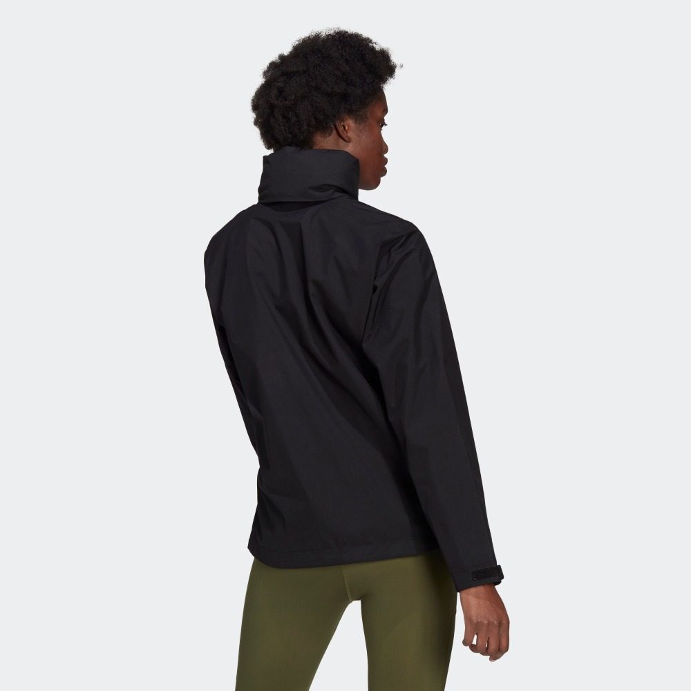 adidas TERREX官方女士外套抗风防水户外运动连帽夹克GI7171_虎窝淘