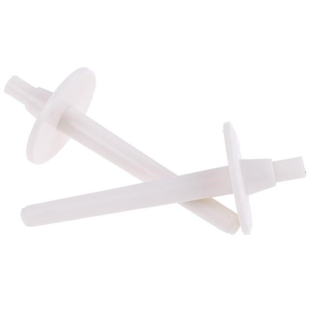 2pcs/Set Spool Pins Spoon Stand Holder White Plastic Sewing_虎窝淘