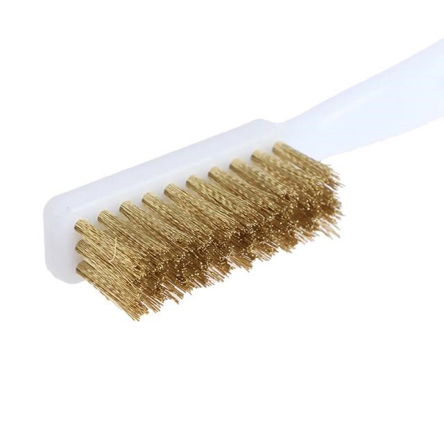 3D Printer Cleaner Copper Wire Toothbrush Copper Brush Handl_虎窝淘