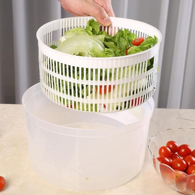 Lettuce Drainer Vegetables Dryer Salad Spinner Fruits Washer_虎窝淘