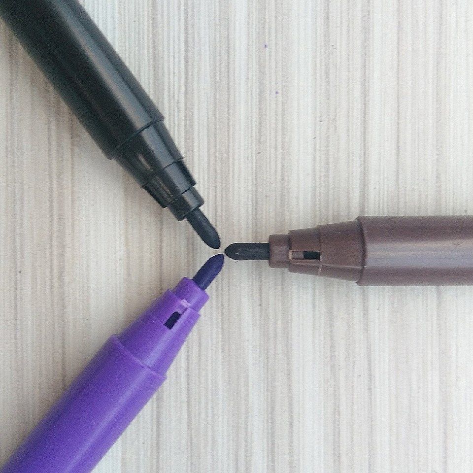 *18 Color Pen Art Marker Drawing Watercolor Pen Children DIY_虎窝淘