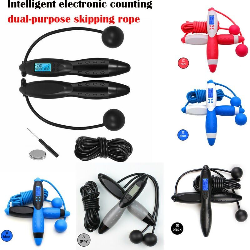Digital LCD Jump Jumping Skipping Rope Calorie Count Counter_虎窝淘