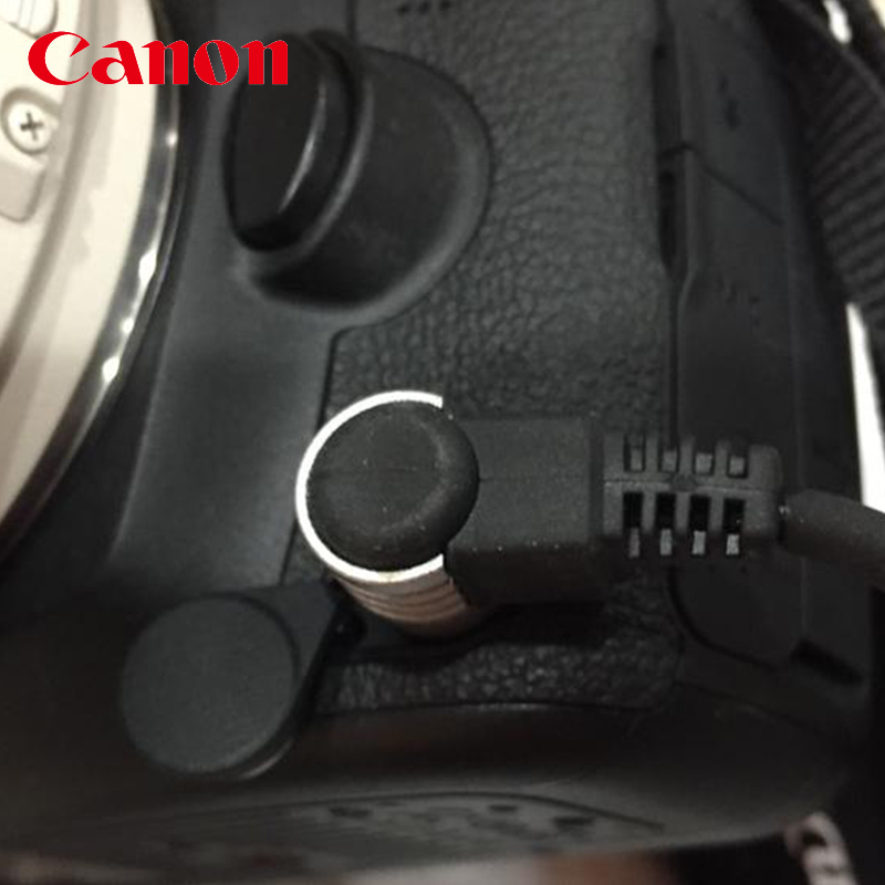 Canon/佳能原装RS-80N3相机快门线R5 1DX3 5D4 5D3 7D2 6D2 1DX 2 5D2微单5DSR单反7D原厂5DS有线EOS遥控器6D_虎窝淘