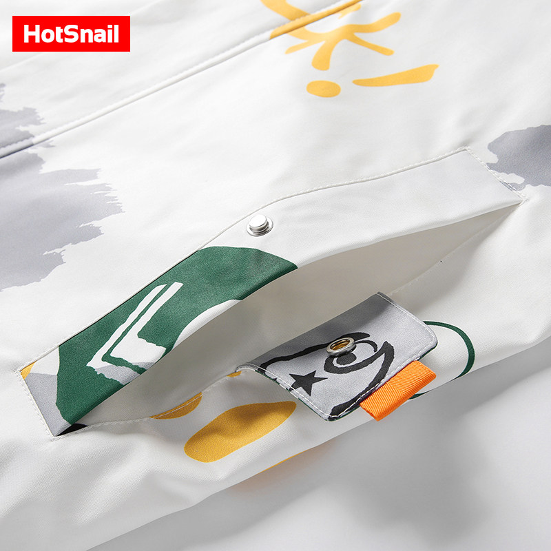 HOTSNAIL夹克男连帽秋季新款潮牌帅气满印青少年初中高中学生外套_虎窝淘