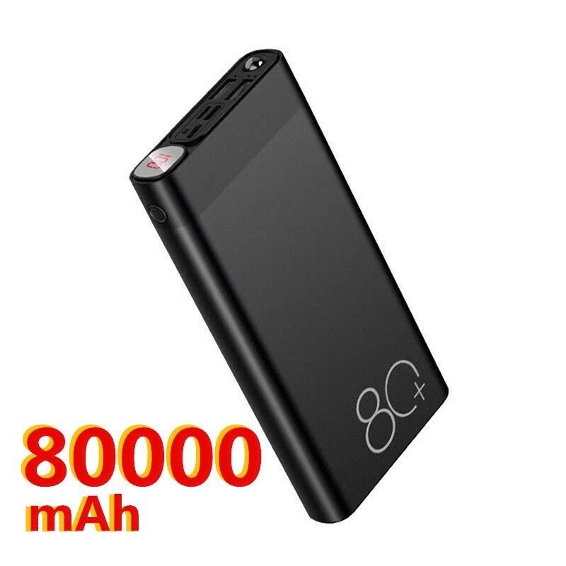 Large capacity 80,000mAh Power Bank Quick Charge dual USB Fa_虎窝淘
