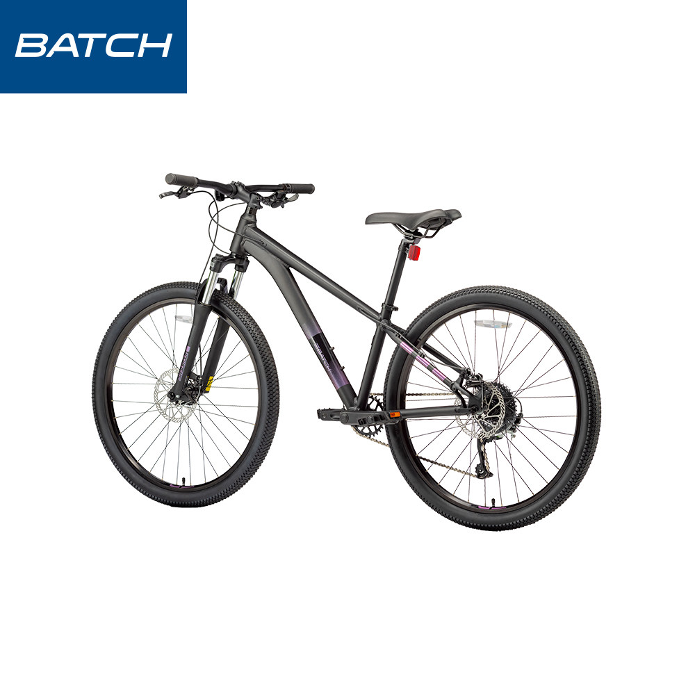 BATCH百琦 MTB铝合金车架9速机械碟刹避震前叉山地车自行_虎窝淘