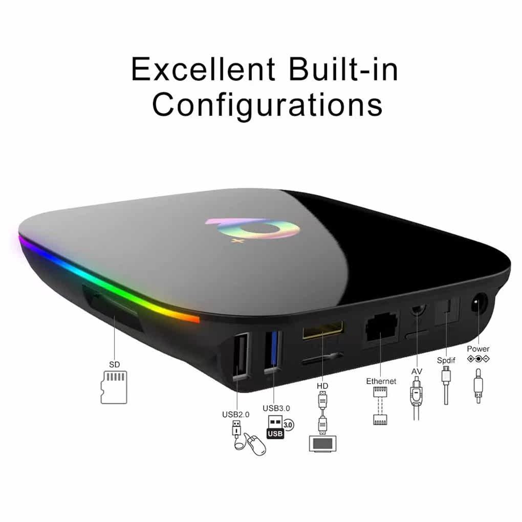 6K TV Box Quad Core HD2.0 Television Receiver Replacement fo_虎窝淘