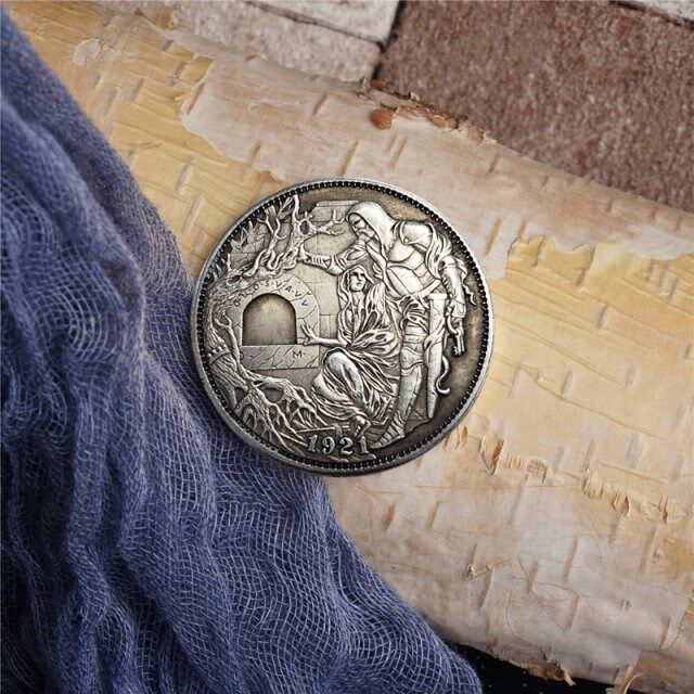 2022 New 1921 US Hobo Coin Man and Woman Collectible Coin Br_虎窝淘