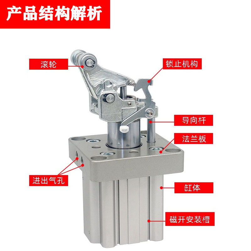 SMC型重载型止动阻挡气缸RSH20/RSH32-15/20DL/DM/BL/B_虎窝淘