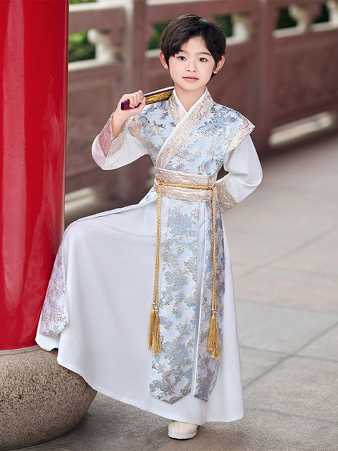 2025 Spring and Autumn Hanfu Boys Chinese Style Children's Costume ...