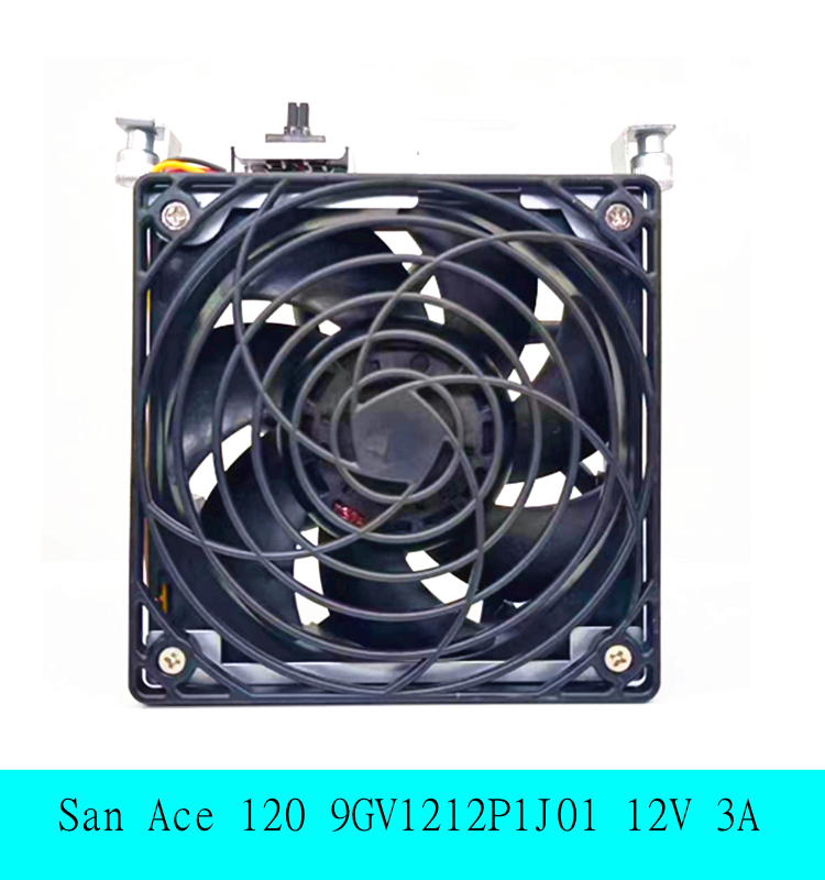 原装三洋San Ace 120 9GV1212P1J01 12V 3.0A 12CM厘米服务器风扇_虎窝淘