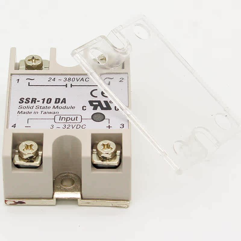 1pcs solid state relay SSR-10DA 10A actually 3-32V DC TO 24-_虎窝淘