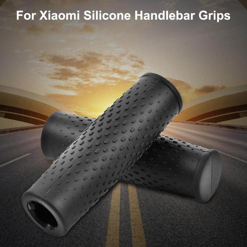 2PCS Handlebar Grips Scooter Silicone Handlebar Grips_虎窝淘