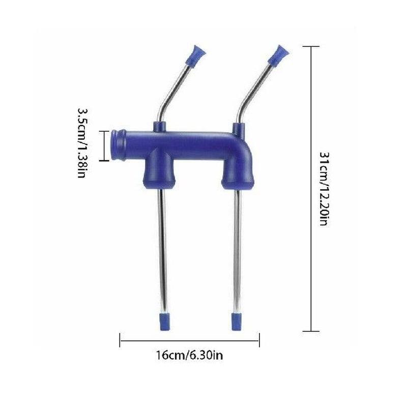 Beer Snorkel Straw Beer Bong Funnel Slammer Double Snorkel_虎窝淘