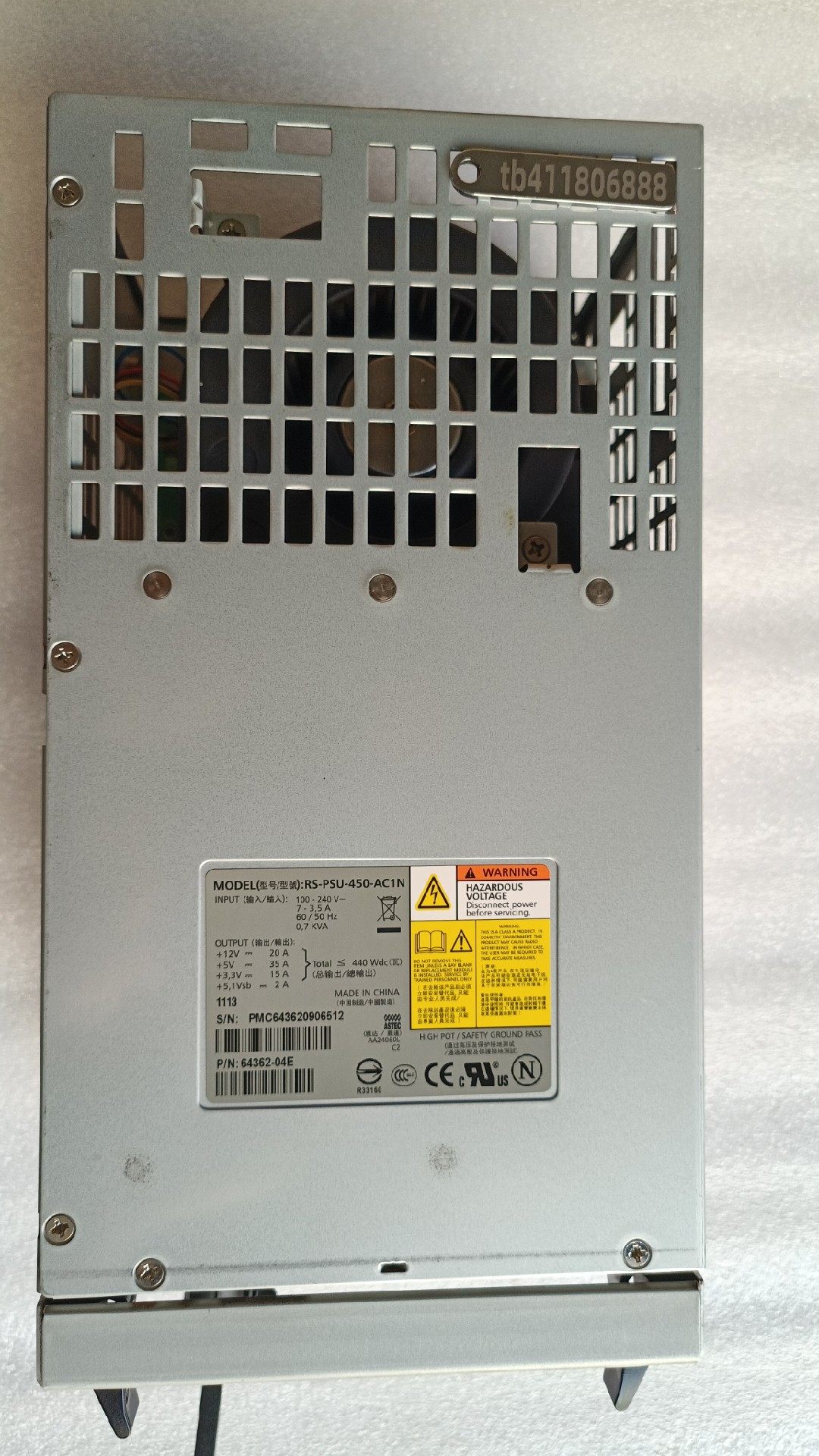 DELL PS4000/6000 RS-PSU-450-AC1N 64362-04D/E 0GTC8P 94535-05_虎窝淘