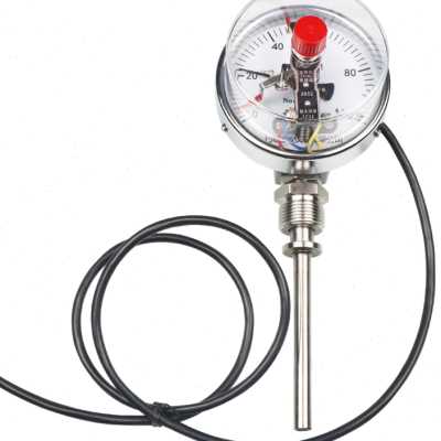 电接点双金属温度计wssx-401/411/481工业温度计锅炉管道500℃_虎窝淘