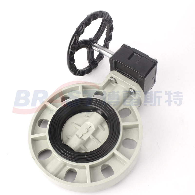 X涡轮PPR蝶阀手动 D371X-10S PPR阀体 PPR阀板 EPDM化工耐酸碱_虎窝淘