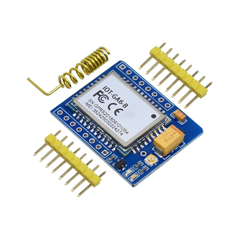 GA6-B mini GPRS/GSM模块 A6短信/语音开发板无线数据超SIM800L_虎窝淘