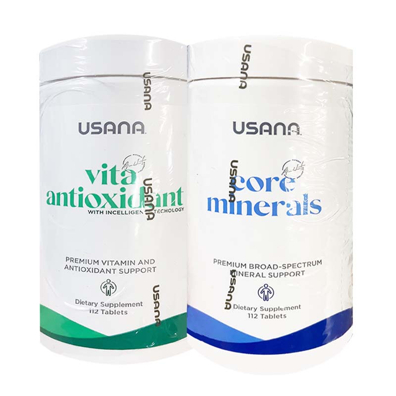 新版美国直邮 USANA优莎娜基本营养素基础套装维生素矿物保健营养_虎窝淘
