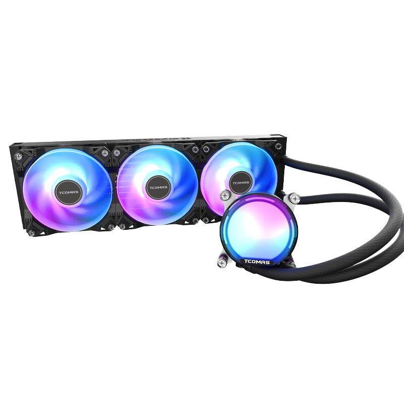 钛钽(TCOMAS) SJ-A080 A100E 360一体式CPU水冷散热器钛坦泰坦_虎窝淘