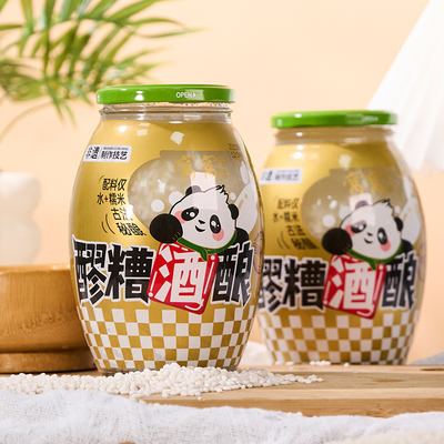 【2瓶】四川窝窝酒酿醪糟829g瓶装酒槽米酒酿农家甜酒0添加蔗糖