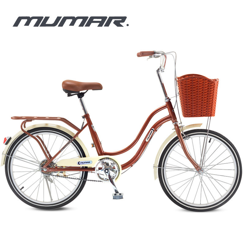 美国牧马人mumar自行车女城市成人淑女单车22寸男学生轻便通勤车_虎窝淘