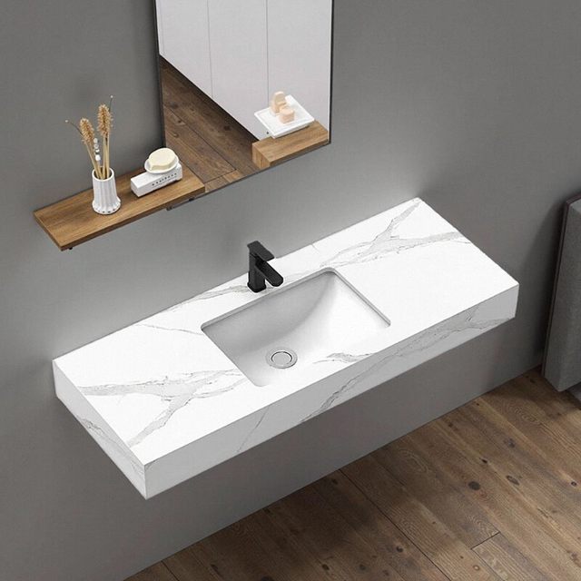 Rock slab integrated basin bathroom bathroom wash basin washing basin ...