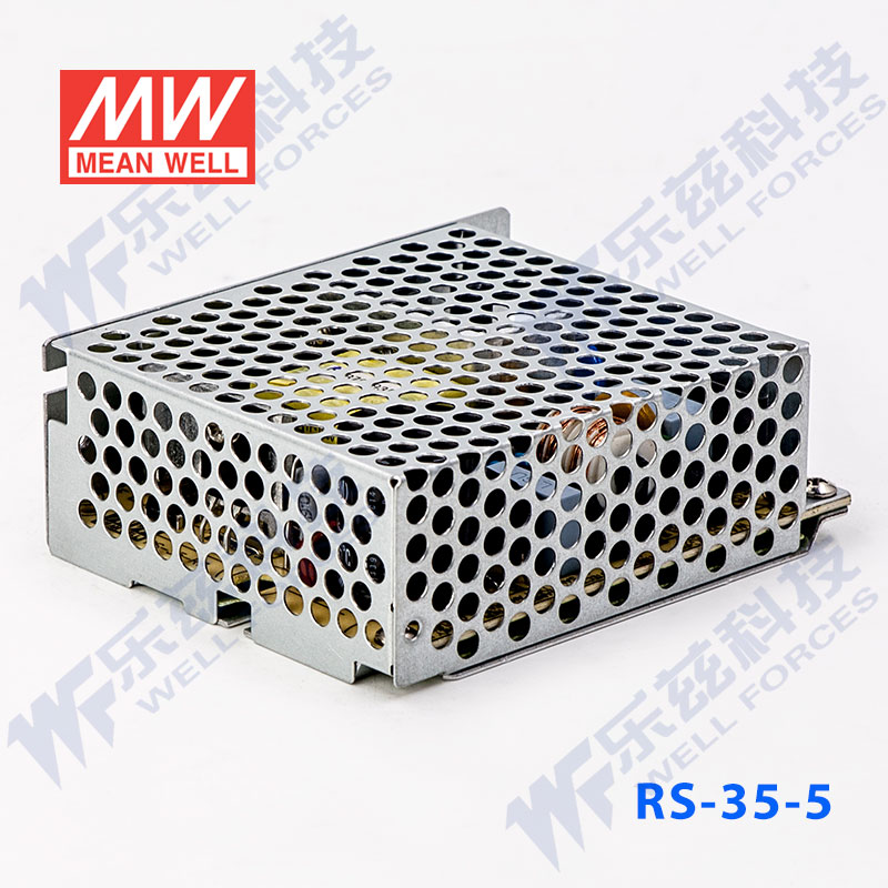 RS-35-5台湾明纬35W 5V开关电源直流稳压DC 7A变压器工控_虎窝淘