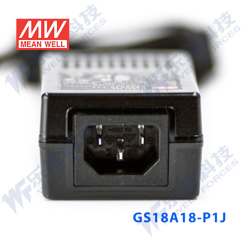 GS18A18-P1J台湾明纬18W18V电源适配器直流稳压1A三插,节能型_虎窝淘