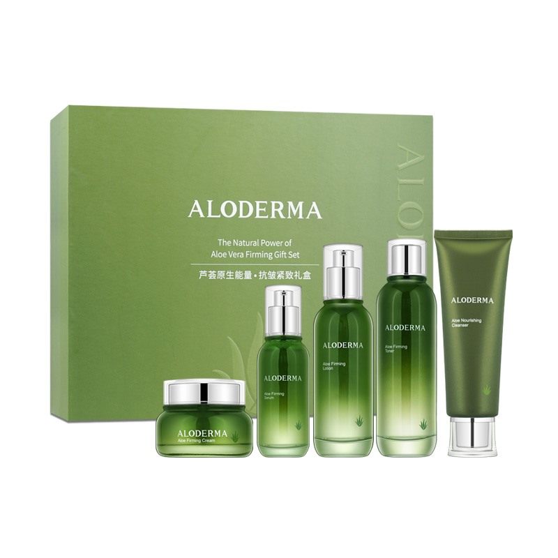 正品Aloderma瑷露德玛芦荟原生能量抗皱紧致礼盒套装瑗露德玛套盒_虎窝淘