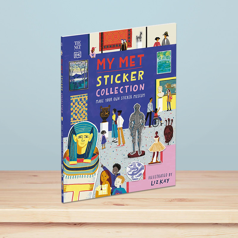 【现货】【DK儿童艺术系列】我的大都会艺术博物馆贴纸收藏My Met Sticker Collection 4-8岁少儿展览馆互动活动游戏书 ...