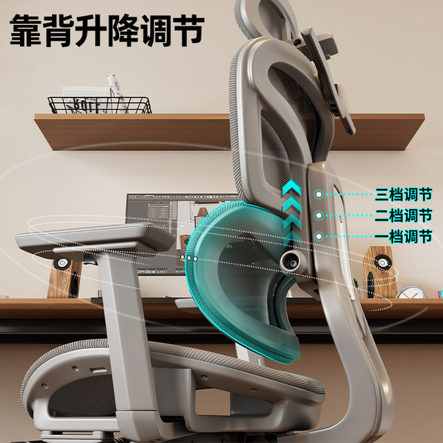 Ergonomic chair home office chair comfortable sedentary waist ...