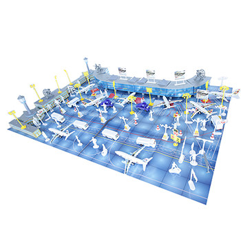 JEU Old Yi Toy Aircraft Model Simulation International Airport ...