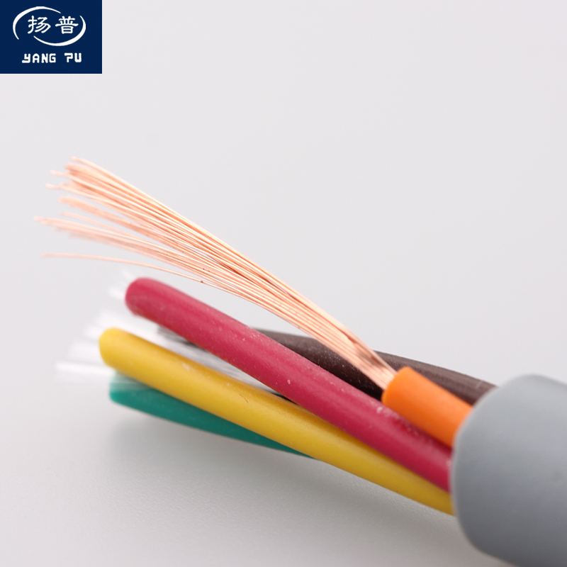 国标TRVV6芯拖链电缆高柔性电线0.5/0.75/1.0/1.5平方2.5坦克链线_虎窝淘