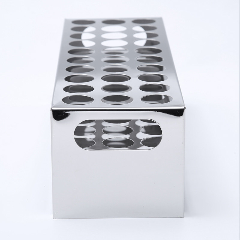 304不锈钢试管架比色管架离心管架采血管架标本瓶架 30孔实验室化验室试管架_虎窝淘