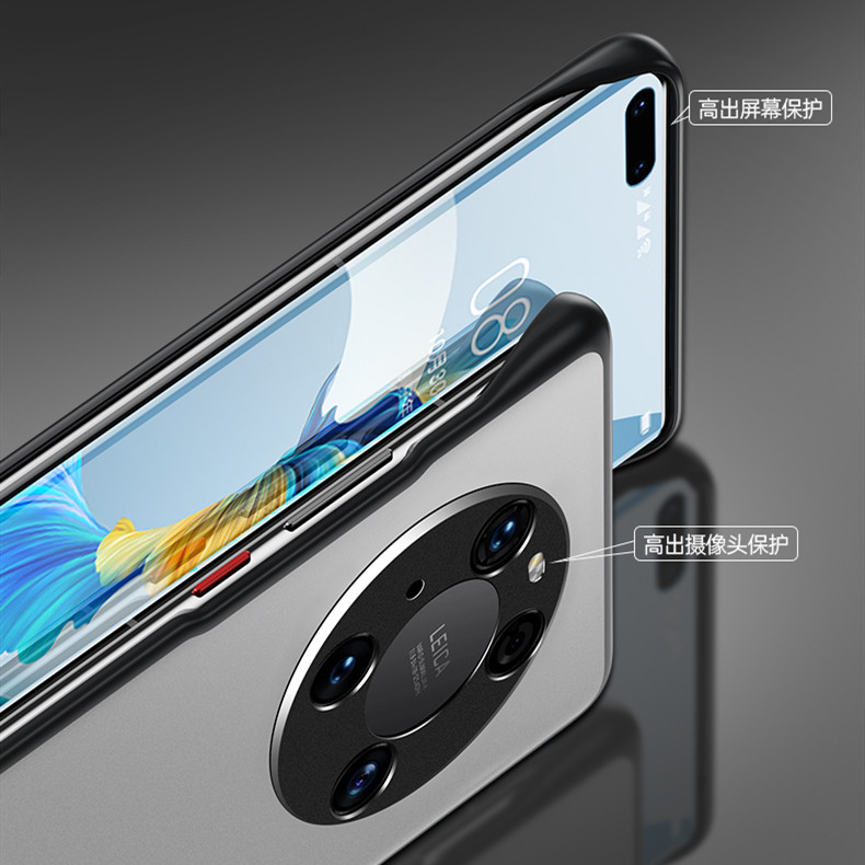 适用华为mate40pro美国队长手机壳mate30pro蝙蝠侠无边框磨砂壳p40pro漫威保护套p30pro金属镜头半包透明男款_虎窝淘