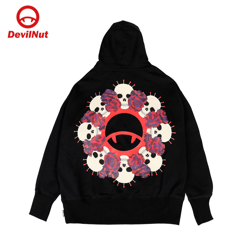 DEVIL NUT潮牌恶魔秋冬秋季新款男女情侣卫衣亡灵节ATY_虎窝淘