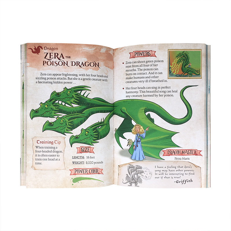英文原版Griffith's Guide for Dragon Masters格里菲斯的驯龙大师指南驯龙大师系列儿童侦探冒险小说可搭驯龙高手_虎窝淘