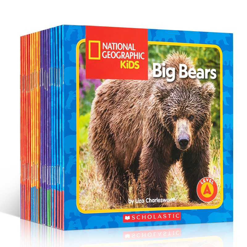 英文原版National Geographic Kids: Guided Reader Pack(A-D) 20books国家地理系列指导性 ...